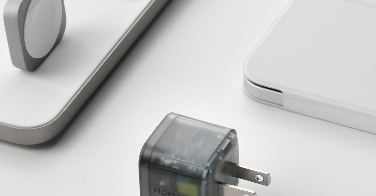 Nomad’s bringing back the early 2000s with a transparent charging brick ...