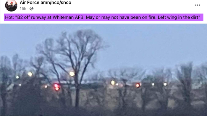 "Left Wing In Dirt": B-2 Stealth Bomber Damaged During Emergency ...