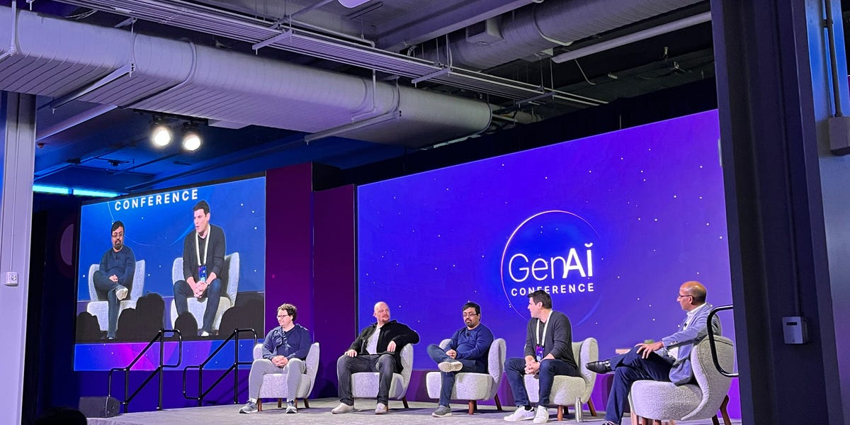 Inside the self-proclaimed 'first generative-AI conference,' executives ...