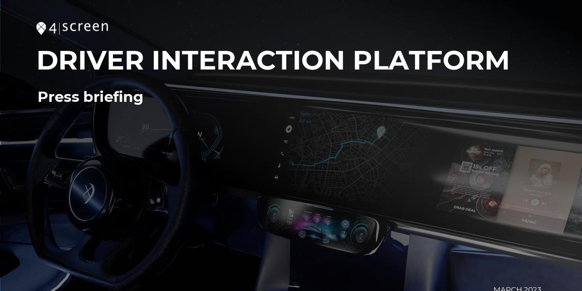 4.screen, a startup that enables retailers to advertise to drivers ...