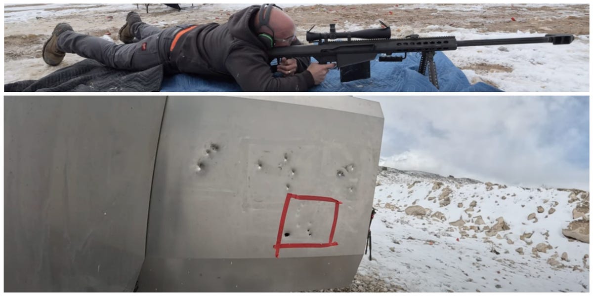 The Cybertruck failed a YouTuber's bulletproof test when shot by bigger ...